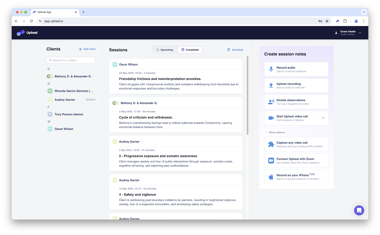 Upheal Reviews, Pricing, Features & Integrations | Elion